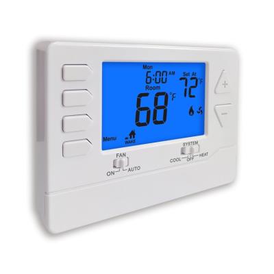 China ±1C Accuracy Wired Programmable Thermostat for HVAC System Energy Efficiency and Control for sale