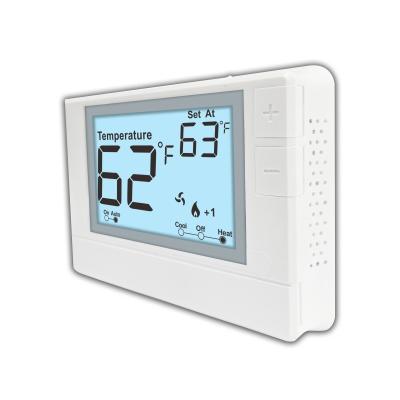China Riseem LCD Digital Display Wired Room Temperature heating thermostat Temperature Control Ranges 44°F 90°F for sale