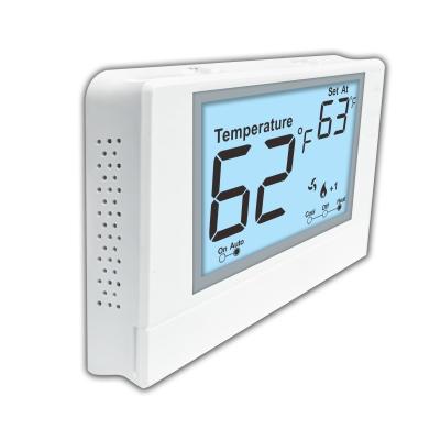 China Riseem LCD Digital Display Wired Room Temperature heating thermostat Temperature Control Ranges 44°F 90°F for sale