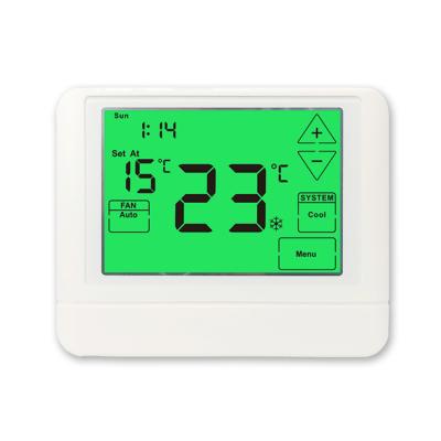 China Programming 7 Day Electronic Room 24V Thermostat Ideal for Conventional Application Type Enhances Comfort Through Temperature Regulation for sale