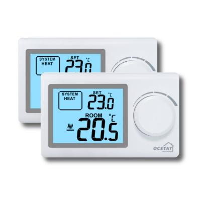 중국 건전지 - 지면 난방 백색 색깔을 위한 운영한 큰 LCD 전자 보온장치 판매용