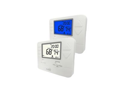 China Riseem Hotel Heat Pump Thermostat  /  Wire Programmable Water Heater Electric Smart Heating Thermostat for sale