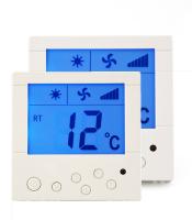 China Remote Control Fan Coil Thermostat For Air Conditioner Controller for sale