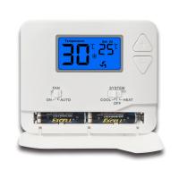 China 24V Non-Programmable Heat Pump Thermostat with LED Digital Display 120mm x 98mm Temperature Controller for sale