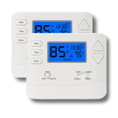 China 5/1/1 Day Programmable Heat Pump Thermostat 2 Heat/1 Cool DIY Instal with 4.5 sq Inch Display for sale