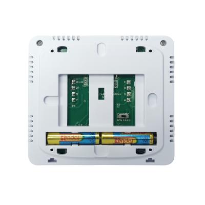 中国 電気ワイヤーで縛られた部屋のサーモスタット5/1/1のプログラム可能な単段およびガス暖房部屋のサーモスタット 販売のため