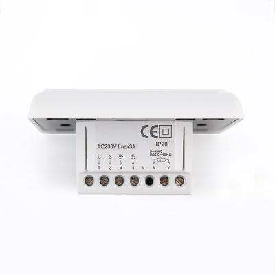 China LCD Touch Screen Omron Relay Fan Coil Unit Thermostat for sale