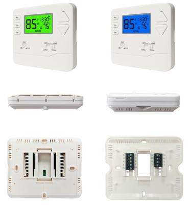 China 5/1/1 Day Programmable Heat Pump Thermostat 2 Heat/1 Cool DIY Instal with 4.5 sq Inch Display for sale