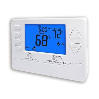 China Riseem Programmierbar 24V 1 Hitze 1 Kälte Klimaanlage Thermostat für HVAC-System zu verkaufen