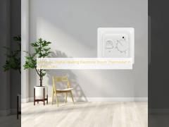 Water AC Digital Heating Electronic Room Thermostat In White Color