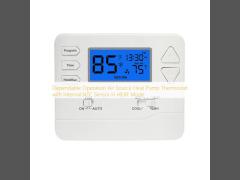 Dependable Operation Air Source Heat Pump Thermostat with Internal NTC Sensor in HEAT Mode