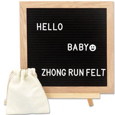 Cina White Frame Sign Menu Letters Outdoor Set Stand Changeable Plastic Felt Letter Board in vendita