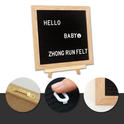 Cina White Frame Sign Menu Letters Outdoor Set Stand Changeable Plastic Felt Letter Board in vendita