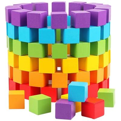 Cina Hot-selling Well-designed Cube Board Game Wooden Block Wood Crafts Block For Children in vendita