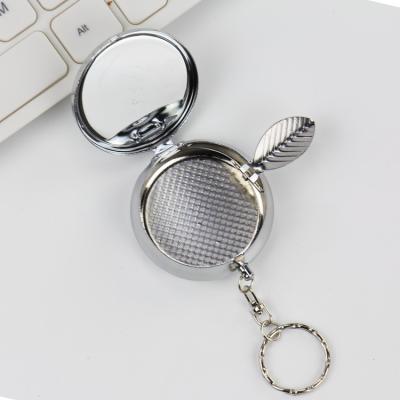 Cina Portable Custom Round Ashtray Keychain Creative Stainless Steel in vendita