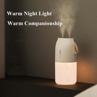 Cina Dual Spray Ultrasonic Wireless Air Humidifier Portable Desktop Mist Spray in vendita