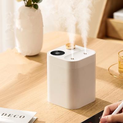 中国 LED Light Heavy Fog Ultrasonic USB Home Air Humidifier 1000ML Double Nozzle Cool Mist Warm 販売のため