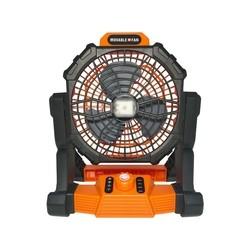 Cina Outdoor Portable Large Wind Power Fan Camping With LED Lights USB Charging Table Fan in vendita