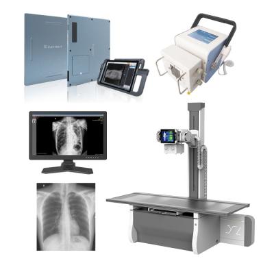 China Dr. de alta frequência System da máquina do raio de X da fábrica 50kw 630ma Digitas no equipamento conservado em estoque da imagem latente médica à venda