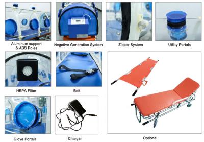 Cina Camera biologica di isolamento del sistema di filtrazione di pressione negativa in vendita