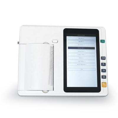 China 6 monitor portátil fácil do hospital ECG do monitor vital médico do canal com software à venda