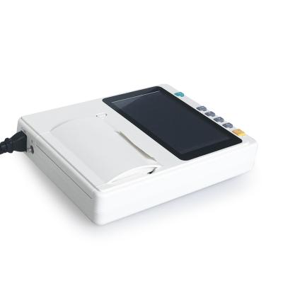 中国 作り付けプリンターが付いているタッチ画面のmulti-parametersのポータブル10チャネルのecg装置 販売のため