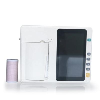Cina Macchina portatile 12 del canale digitale di alta risoluzione ECG con esposizione LCD in vendita