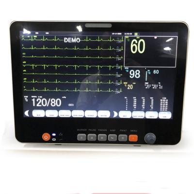 China monitor paciente da ambulância móvel médica do multiparâmetro da tela de TFT de 15 polegadas para o hospital à venda