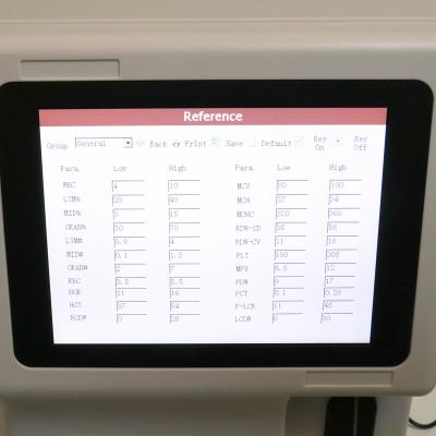 Cina Prezzo economico sistema aperto del reagente dell'analizzatore di ematologia automatizzato 3 parti per la clinica dell'ospedale in vendita