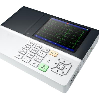 China Volledige Digitale Achttien kanaliseren ECG-Machine/de Medische Elektrocardiograaf van de 200 ECG-Gegevensopslag Te koop