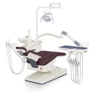 China Class II Dental Unit Chair Grey With Rotatable Unit Box for sale