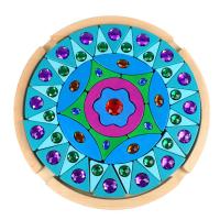 China Creative Rainbow Building Blocks Mandala Diamond Wisdom Assembly Game for sale