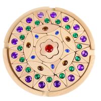 China Creative Rainbow Building Blocks Mandala Diamond Wisdom Assembly Game for sale