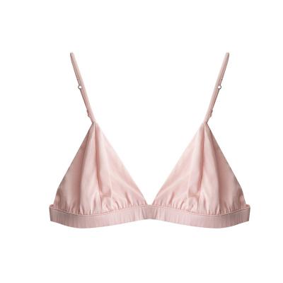 Cina Tessuto di seta leggero di gelso della biancheria intima delle donne della seta della pianura sexy del reggiseno in vendita