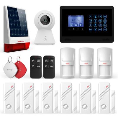 China Zugangs-Warnungssystem Warnung 4G Homesafe-Sicherheitssystem-Wifi mit IP-Kamera 1080P zu verkaufen