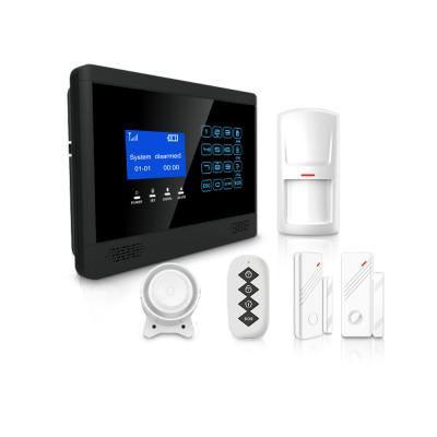 China Wireless Wired Smart Burglar Alarm System WIFI GSM for sale