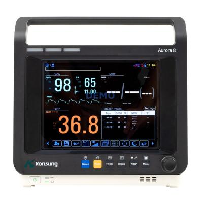Cina Schermo a 8 pollici di Vital Sign Monitor With SPO2 NIBP dell'infermiere dell'ambulanza in vendita
