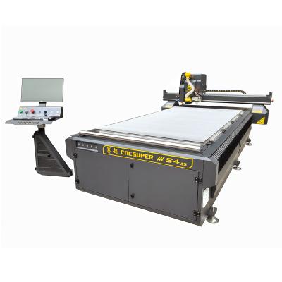 China CCD Camera Vibrating Knife CNC Router For Hard Flexible Materials Cutting for sale