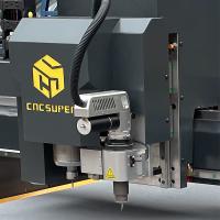 China Industrial Multi Tool Camera Vision CNC Router With Oscillating Cutter for sale