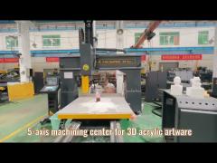 5 Axis Wooden Acrylic Carving Machine Five Cnc Router 5D Milling Epe Foam Making5 Axis Wooden Acryli