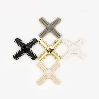 China Aluminum spacer accessory black hollow glass strip connected incorporating innovative plug in angle code for sale