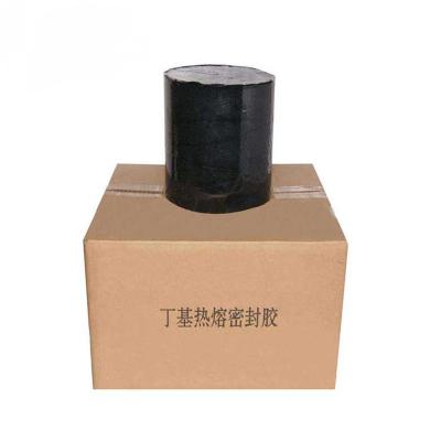 China Suitable Temperature Minus 40 to 80 Degrees Butyl Hot Melt Adhesive for Insulating Glass First Sealing and Superior Seal for sale