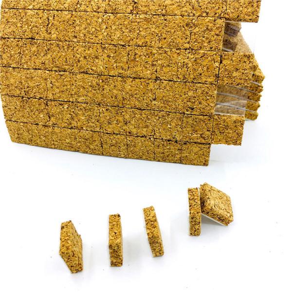 Quality Self Adhesive Cork Pads Square Cork Spacer Glass Protecting Standard for sale