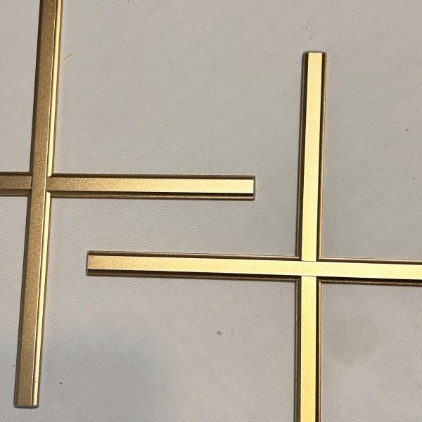 Quality Anti Corrosion Georgian Bar Flower Traditional Double French Aluminum Window Decorative Grille for sale