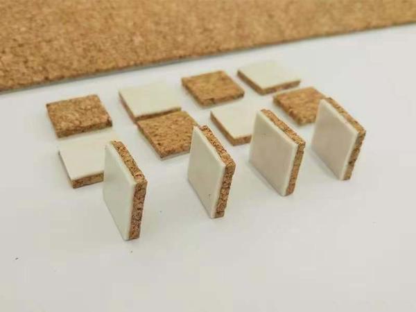 Quality 15mm/18mm Self-Adhesive No Stain Cork Pads for Glass Protection and Spacing for sale
