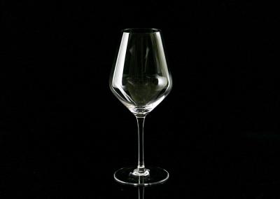 China Bar 520ml 265mm Hand Geblazen Loodvrij Duidelijk Crystal Wine Glasses Rounded Body Te koop
