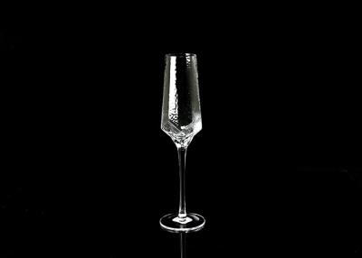 China Hexagon de Glazen Slanke Stam van 210ml Tulip Lead Free Crystal Champagne Te koop