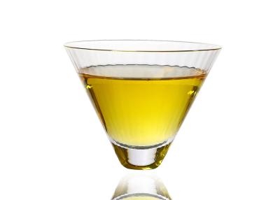 Cina mano glassata trasparente Margarita Cocktail Glasses For Bar saltata di 160ml 12.5cm in vendita