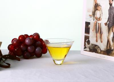 Cina mano glassata trasparente Margarita Cocktail Glasses For Bar saltata di 160ml 12.5cm in vendita