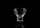 Cina Oro saltato martellato Rim Martini Glasses, vetri Stemless della mano di struttura di Martini da 5 once in vendita